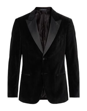 Emporio Armani Blazer Size Polyester - Black