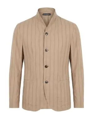 Emporio Armani Blazer Size Viscose, Polyamide, Linen, Cotton
