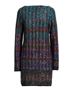Missoni Mini Dress Deep Teal Size Polyamide, Viscose, Polyester - Green
