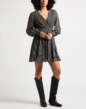 Maje Mini Dress Size Polyester, Elastane