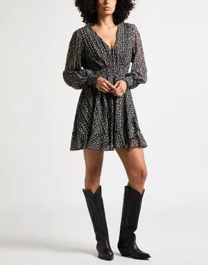 Maje Mini Dress Size Polyester, Elastane