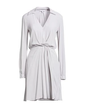 Patrizia Pepe Mini Dress Light Size Viscose - Grey