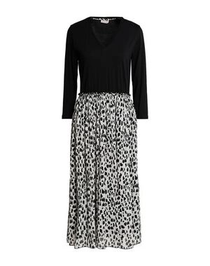 Liu Jo Midi Dress Size Polyester, Cotton, Elastane - Black