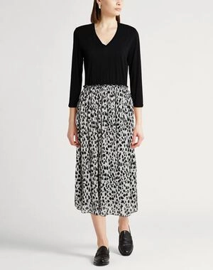Liu Jo Midi Dress Size Polyester, Cotton, Elastane