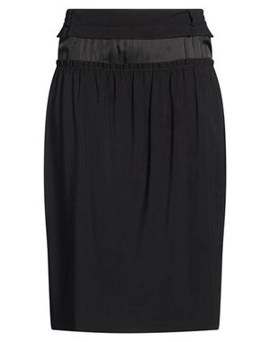 MAISON MARGIELA Midi Skirt Size Polyester, Elastane - Black