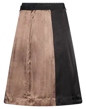 MAISON MARGIELA Midi Skirt Khaki Size Polyester, Wool, Acetate, Cupro