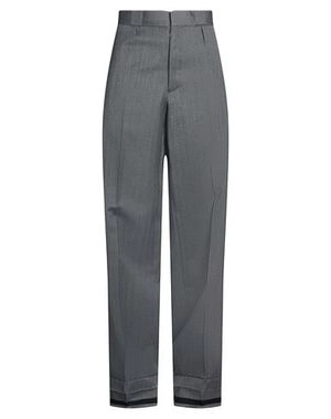 MAISON MARGIELA Pants Charcoal Size Polyester, Wool - Grey