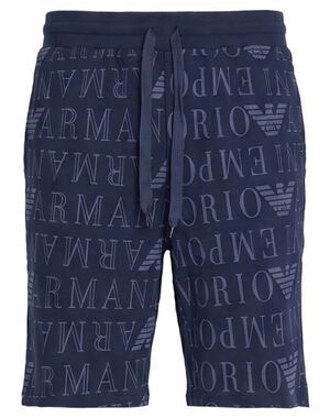 Emporio Armani Shorts & Bermuda Shorts Size Cotton, Elastane - Navy