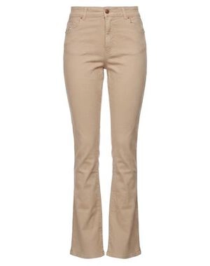 AVANTGAR DENIM BY EUROPEAN CULTURE Pants Size Cotton, Elastane - Beige