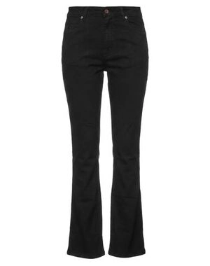 AVANTGAR DENIM BY EUROPEAN CULTURE Pants Size Cotton, Elastane - Black