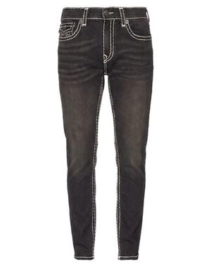 True Religion Jeans Size Cotton, Polyester, Viscose, Elastane - Black