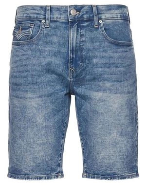 True Religion Denim Shorts Size Cotton, Polyester, Viscose, Elastane - Blue