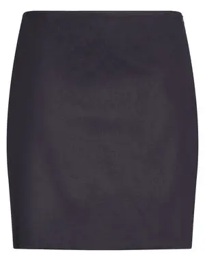Peserico Mini Skirt Midnight Size Virgin Wool, Polyamide