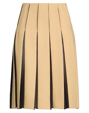 Marni Midi Skirt Size Polyester, Virgin Wool, Elastane - Camel