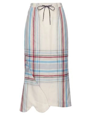 VIVIENNE WESTWOOD Maxi Skirt Cream Size Virgin Wool - White