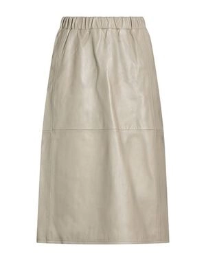 Bolongaro Trevor Midi Skirt Size Sheepskin - Grey