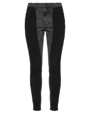 MUGLER Jeans Size Cotton, Elastane - Black