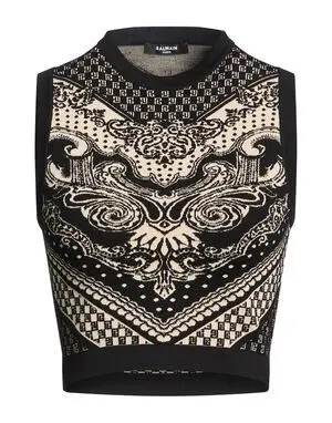 Balmain Top Size Merino Wool, Viscose, Polyamide, Elastane