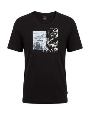 BOSS T-shirt Size Cotton - Black