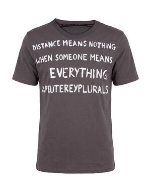 Peuterey Man T-shirt Grey Size S Cotton Grey
