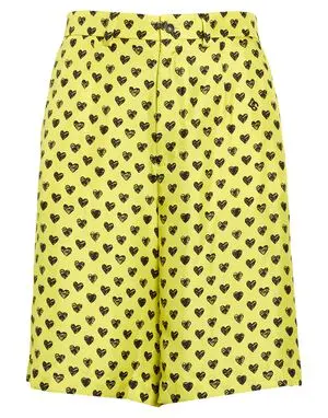 Dolce & Gabbana Shorts & Bermuda Shorts Lime Size Silk