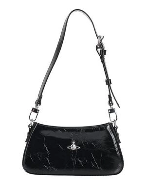 VIVIENNE WESTWOOD Tasha Shoulder Phone Bag Shoulder Bag Leather - Black