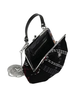VIVIENNE WESTWOOD Granny Frame Purse Handbag Textile Fibers - Black
