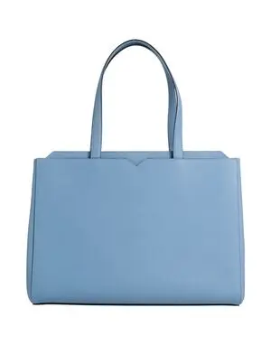 VALEXTRA Handbag Light Leather - Blue
