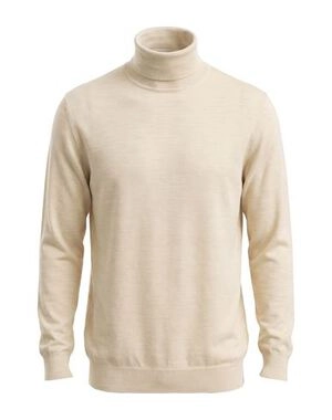 DRUMOHR Turtleneck Coral Size Merino Wool - Sand