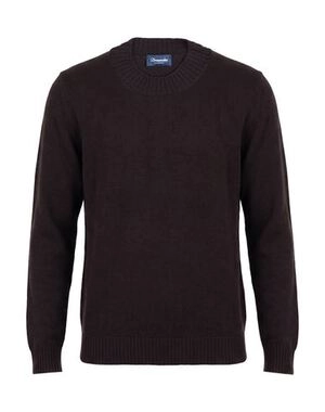 DRUMOHR Sweater Dark Size Merino Wool - Brown