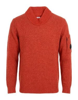 C.P. COMPANY C. P. Company Turtleneck Size Merino Wool, Polyamide, Elastane - Orange