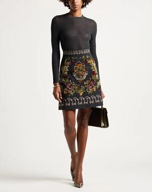 Crossley Sweater Charcoal Size Virgin Wool, Silk