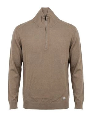 C.P. COMPANY C. P. Company Man Sweater Black Size L Wool, Silk Khaki