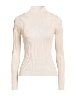 Peserico Turtleneck Cream Size Cashmere, Silk - White
