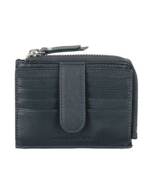 MOMO DESIGN Man Cardholder Black Size - Leather Navy