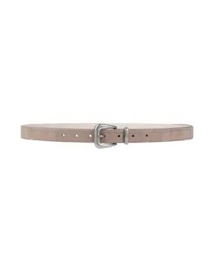 Brunello Cucinelli Belt Taupe Size Leather