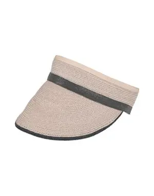 Brunello Cucinelli Hat Taupe Size Hemp, Cotton, Nylon