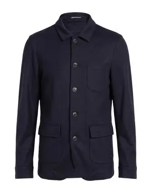 Emporio Armani Jacket Midnight Size Wool, Polyamide