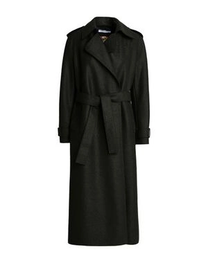 Harris Wharf London Coat Dark Size Virgin Wool - Green