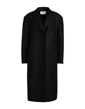 Harris Wharf London Coat Size Virgin Wool - Grey