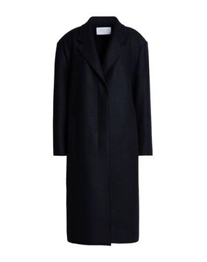 Harris Wharf London Coat Size Virgin Wool - Navy