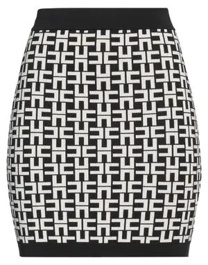 Elisabetta Franchi Mini Skirt Size Viscose, Polyamide - Black