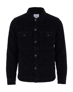 Crossley Jacket Dark Size Cotton, Elastane - Black