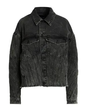 MUGLER Denim Outerwear Size Cotton