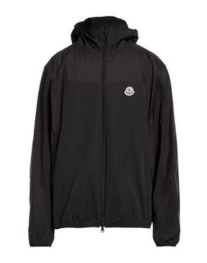Moncler Man Jacket Military Green Size 4 Polyester Black