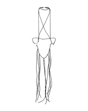 Rick Owens Body Jewel Size Leather - Black