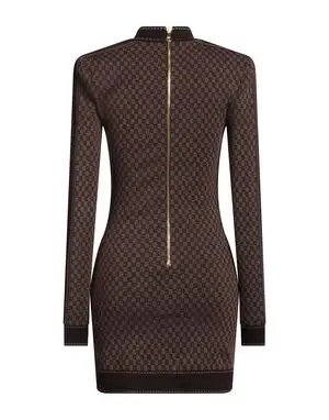 Balmain Mini Dress Size Merino Wool, Polyester