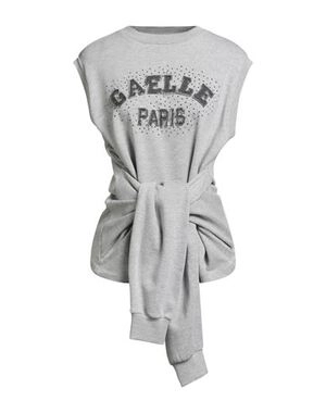 GAELLE PARIS Sweatshirt Size Cotton, Polyester, Elastane - Grey
