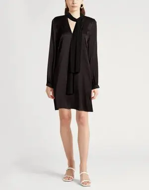Liu Jo Mini Dress Size Viscose - Black