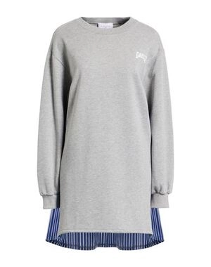 GAELLE PARIS Mini Dress Size Cotton, Elastane, Polyester - Grey